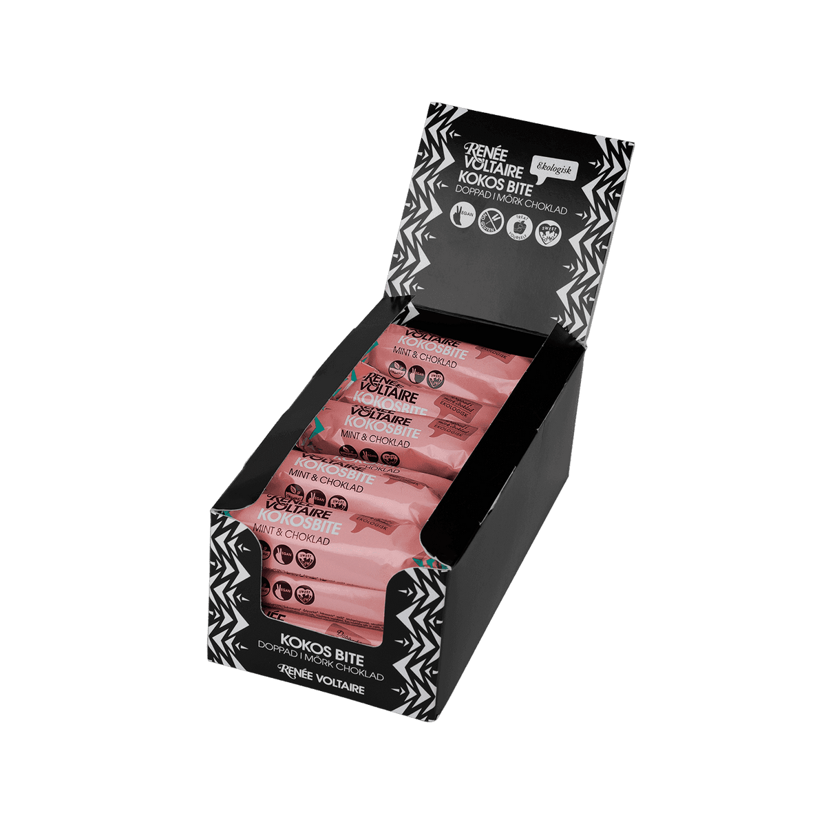 Flerpack: Kokosbite – Mint & Choklad – Renée Voltaire