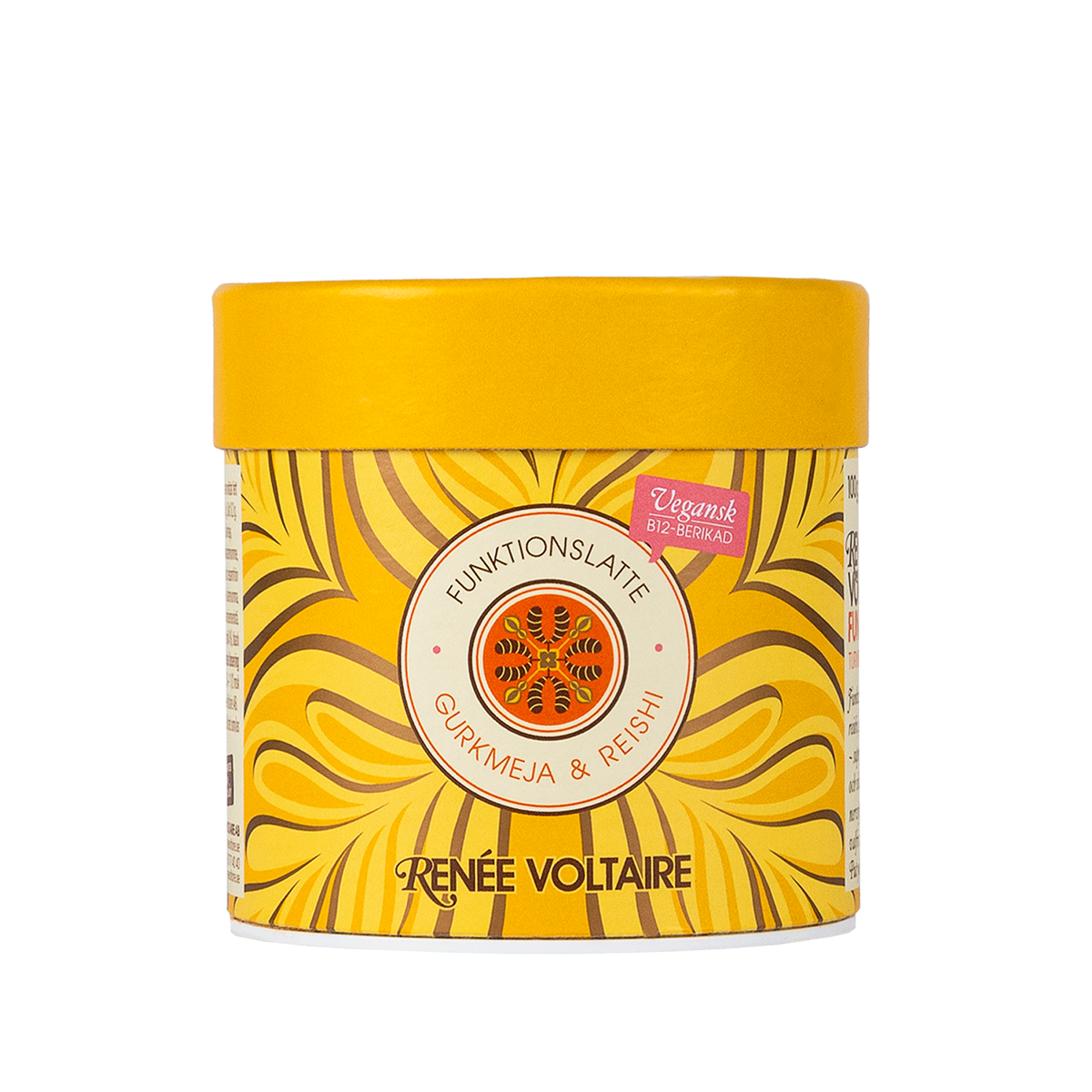 Funktionslatte – Gurkmeja & Reishi – Renée Voltaire