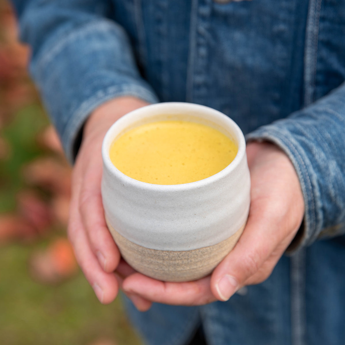 Funktionslatte – Gurkmeja & Reishi – Renée Voltaire