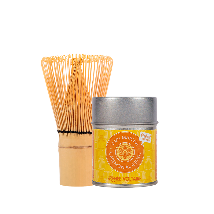 KIT: Yuzu Matcha – Ceremonial Grade & Visp – Renée Voltaire